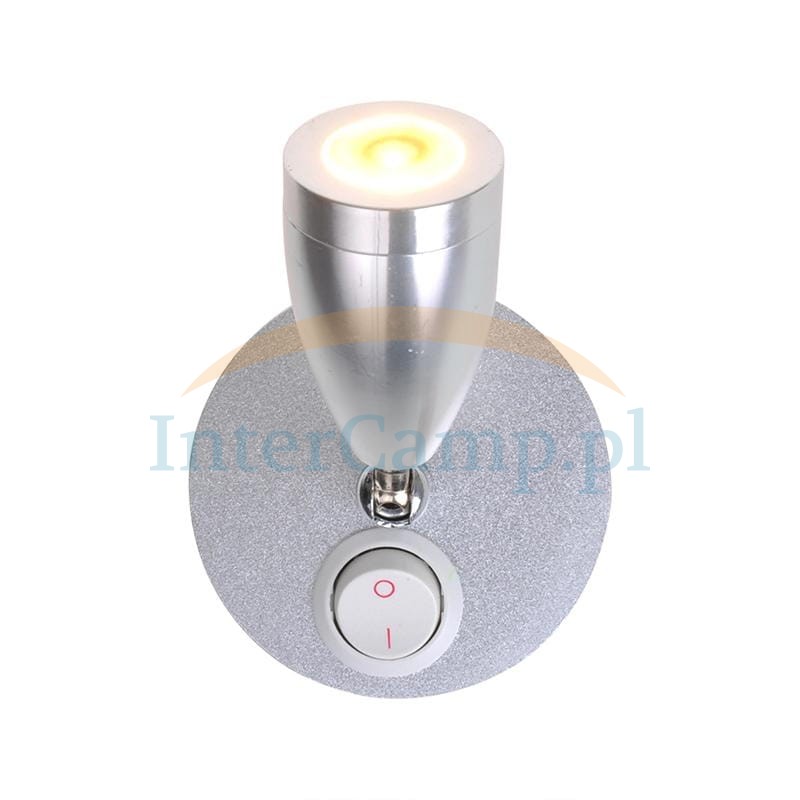 Lampka kinkiet lampa LED 12V z włącznikiem kamper | InterCamp